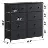 Ebern Designs Ojaswi 10 Dressers, Wooden Dresser, Chest of Drawers with Fabric & Reviews | Wayfair